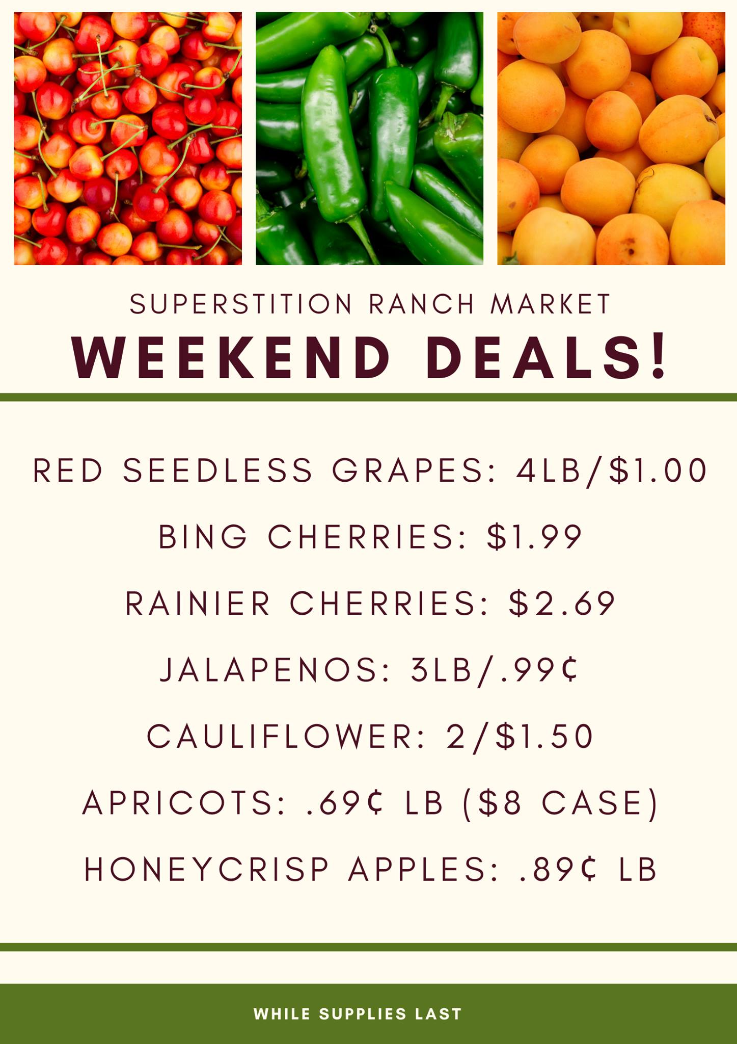 SUPERSTITION RANCH FARMERS MARKET - Apache Junction AZ - Hours ...