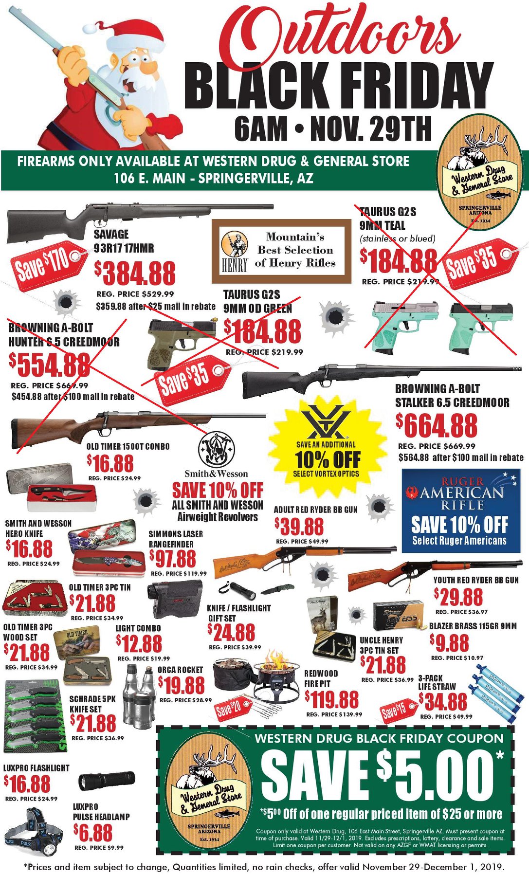 WESTERN DRUG & GENERAL STORE - Springerville AZ - Hours, Directions ...