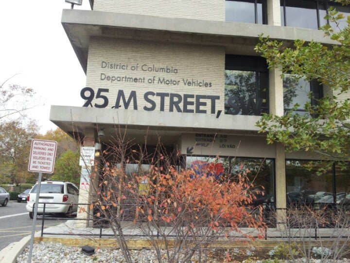 DC DMV - SOUTHWEST SERVICE CENTER - 95 M St SW, Washington DC - Hours ...