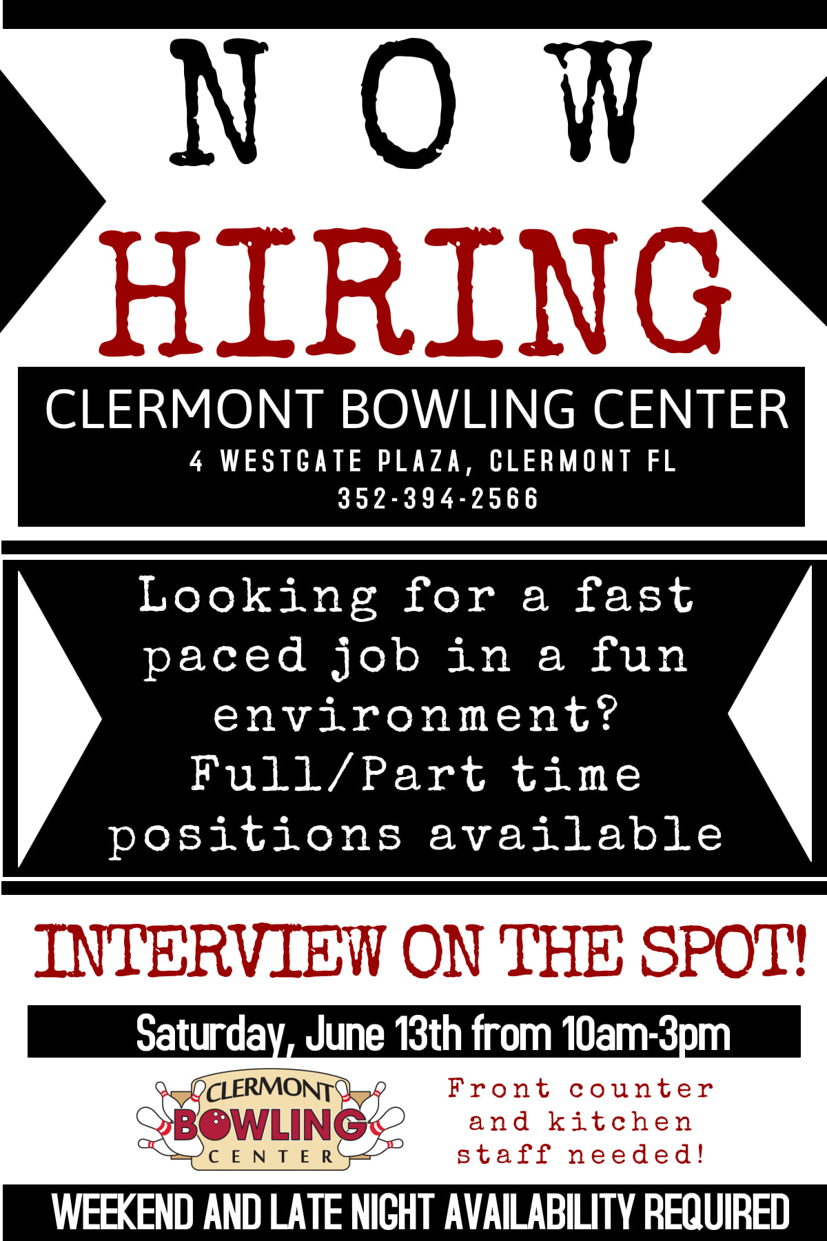 CLERMONT BOWLING CENTER - Clermont FL - Hours, Directions, Reviews ...