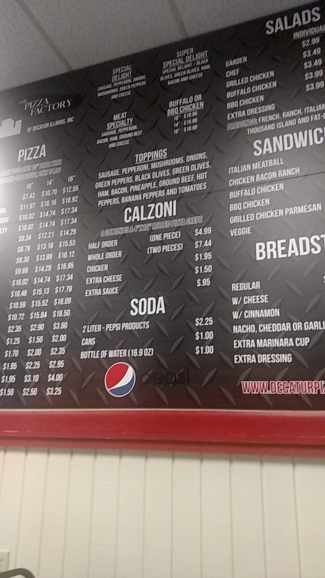 Pizza Factory, Decatur - Menu, Reviews (133), Photos (26) - Restaurantji