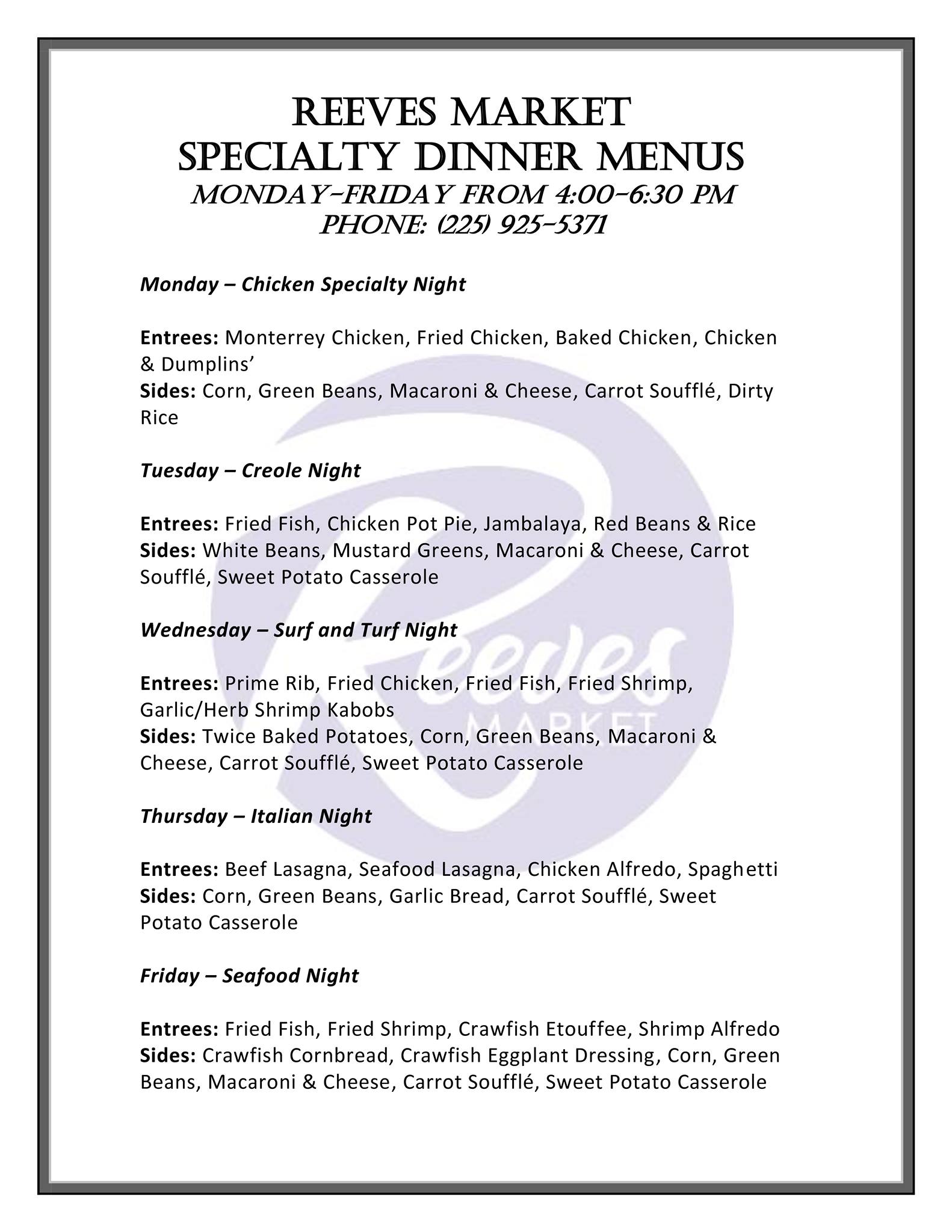 REEVES MARKET - Baton Rouge LA - Hours, Directions, Reviews - Loc8NearMe