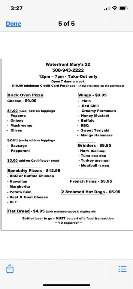 Webster, MA Restaurants Open for Takeout, Curbside Service and/or ...