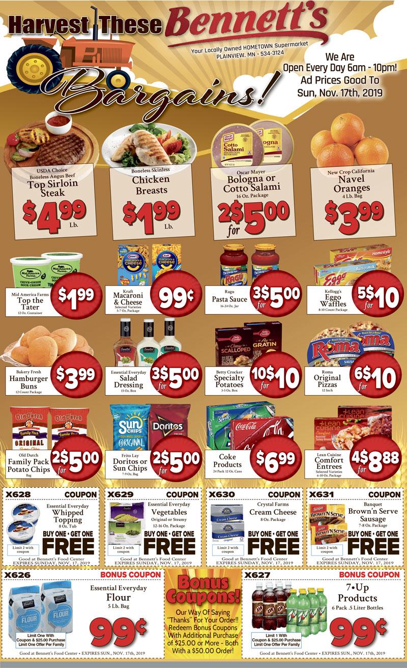 BENNETT'S FOOD CENTER - Plainview MN - Hours, Directions, Reviews ...