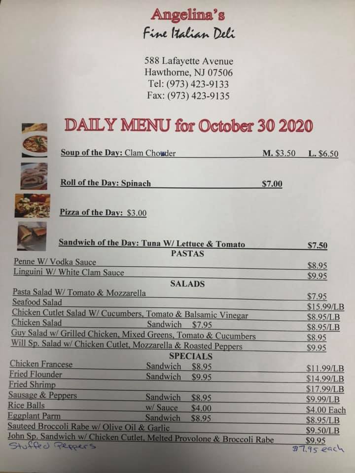 Hawthorne, NJ Restaurants Open for Takeout, Curbside Service and/or ...