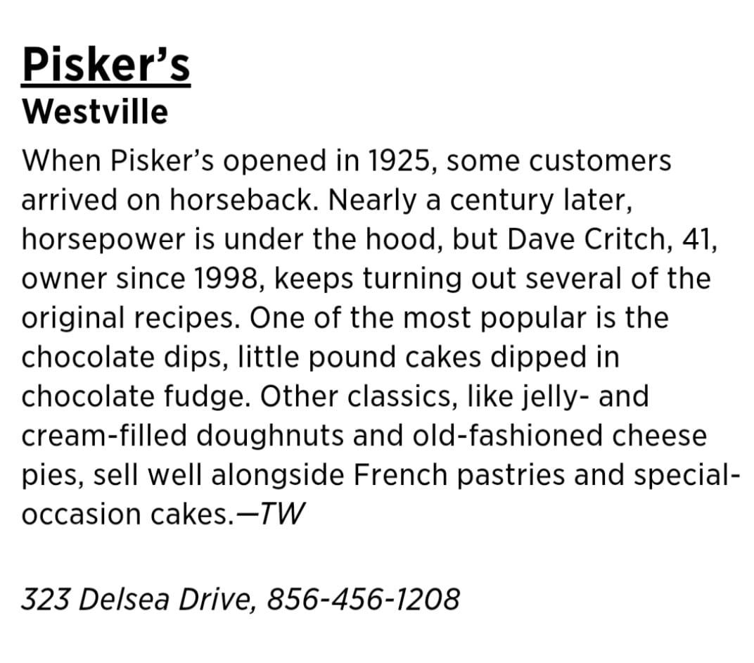 Pisker's Bakery, Westville - Menu, Reviews (230), Photos (41 ...