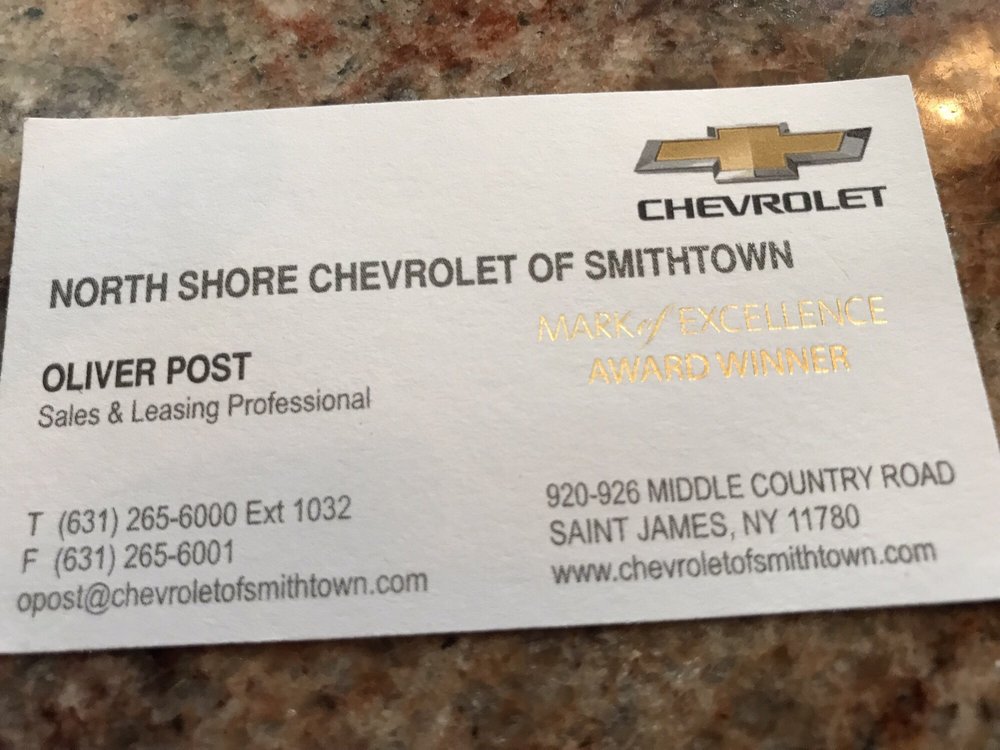 NORTH SHORE CHEVROLET OF SMITHTOWN - Saint James NY - Hours, Directions ...