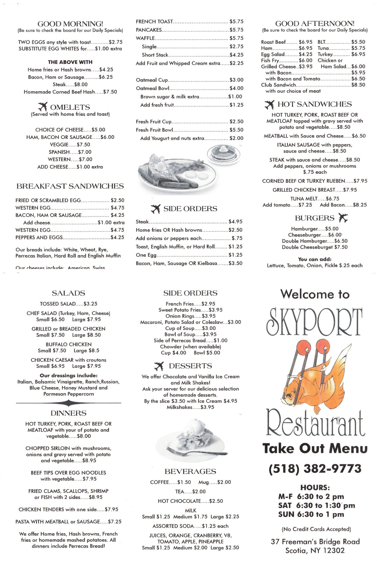Sky Port Diner, Schenectady - Menu, Reviews (73), Photos (10 ...