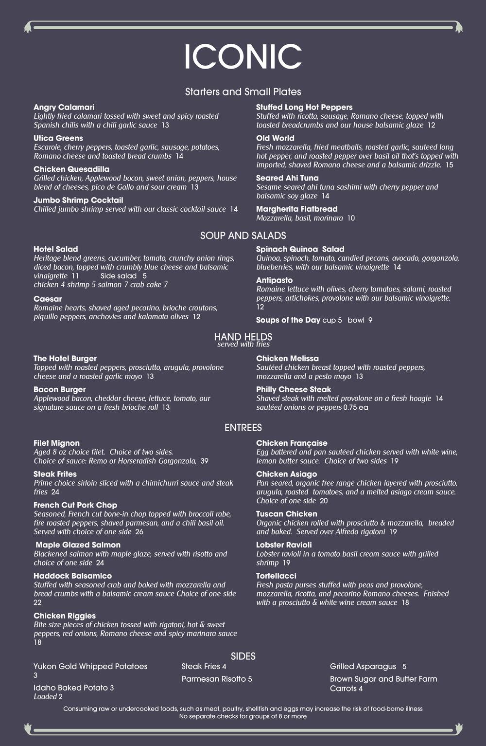 Iconic by Chesterfield, Utica - Menu, Reviews (167), Photos (63 ...