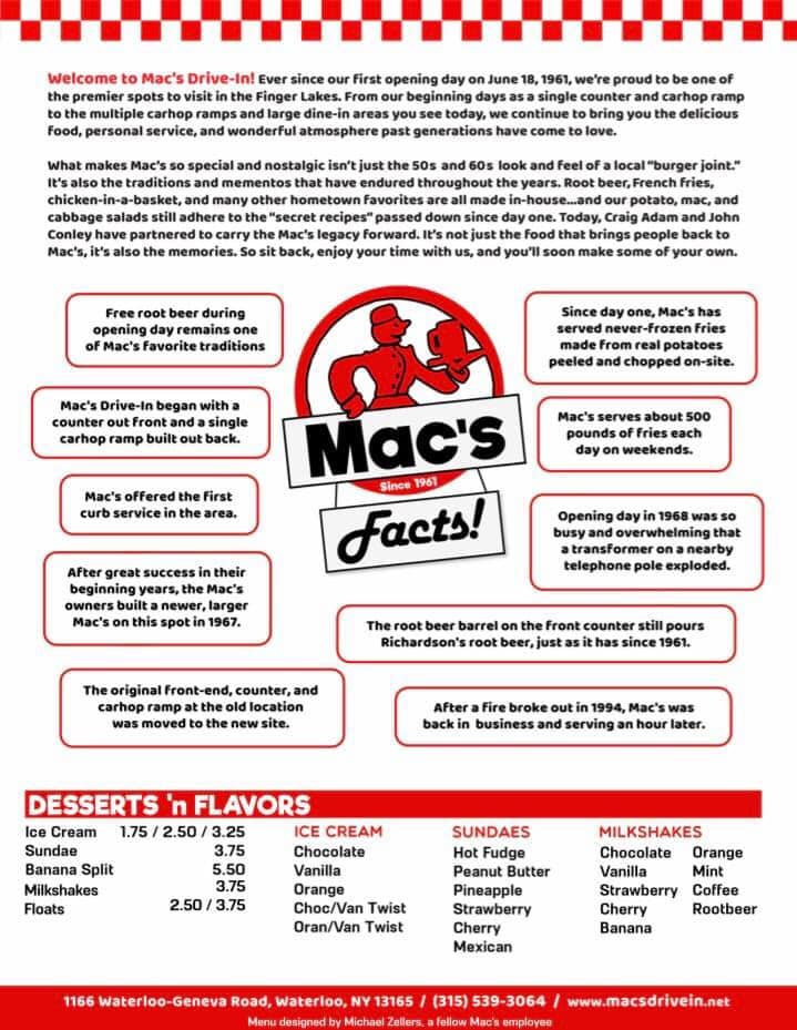Mac's Drive-In, Waterloo - Menu, Reviews (216), Photos (68) - Restaurantji