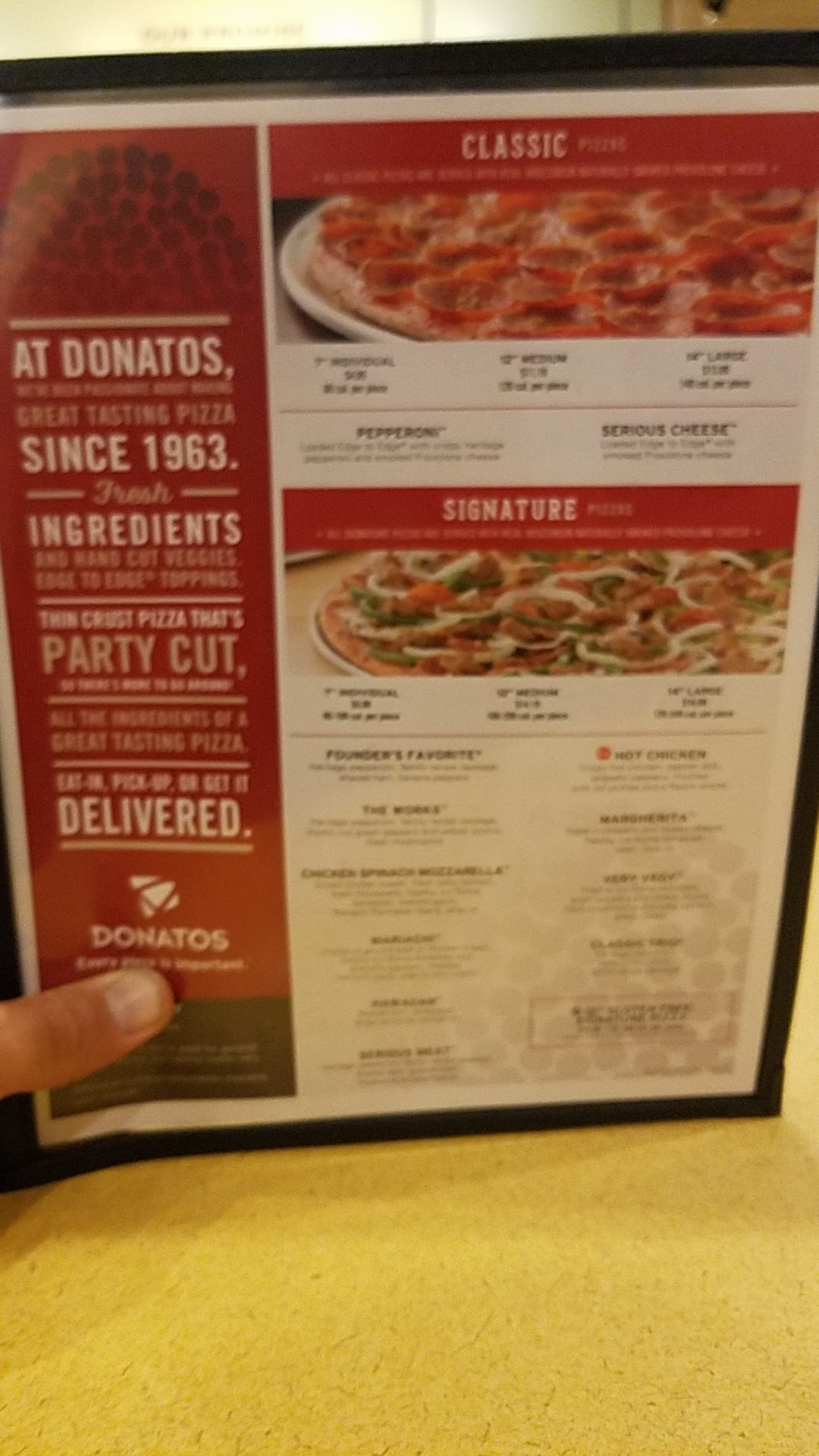Donatos Pizza, Chillicothe - Menu, Reviews (188), Photos (70 ...