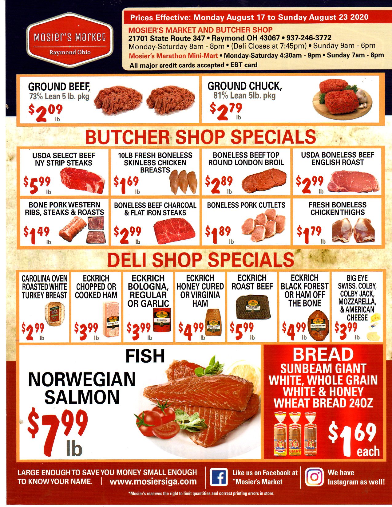 MOSIER'S MARKET - Raymond OH - Hours, Directions, Reviews - Loc8NearMe