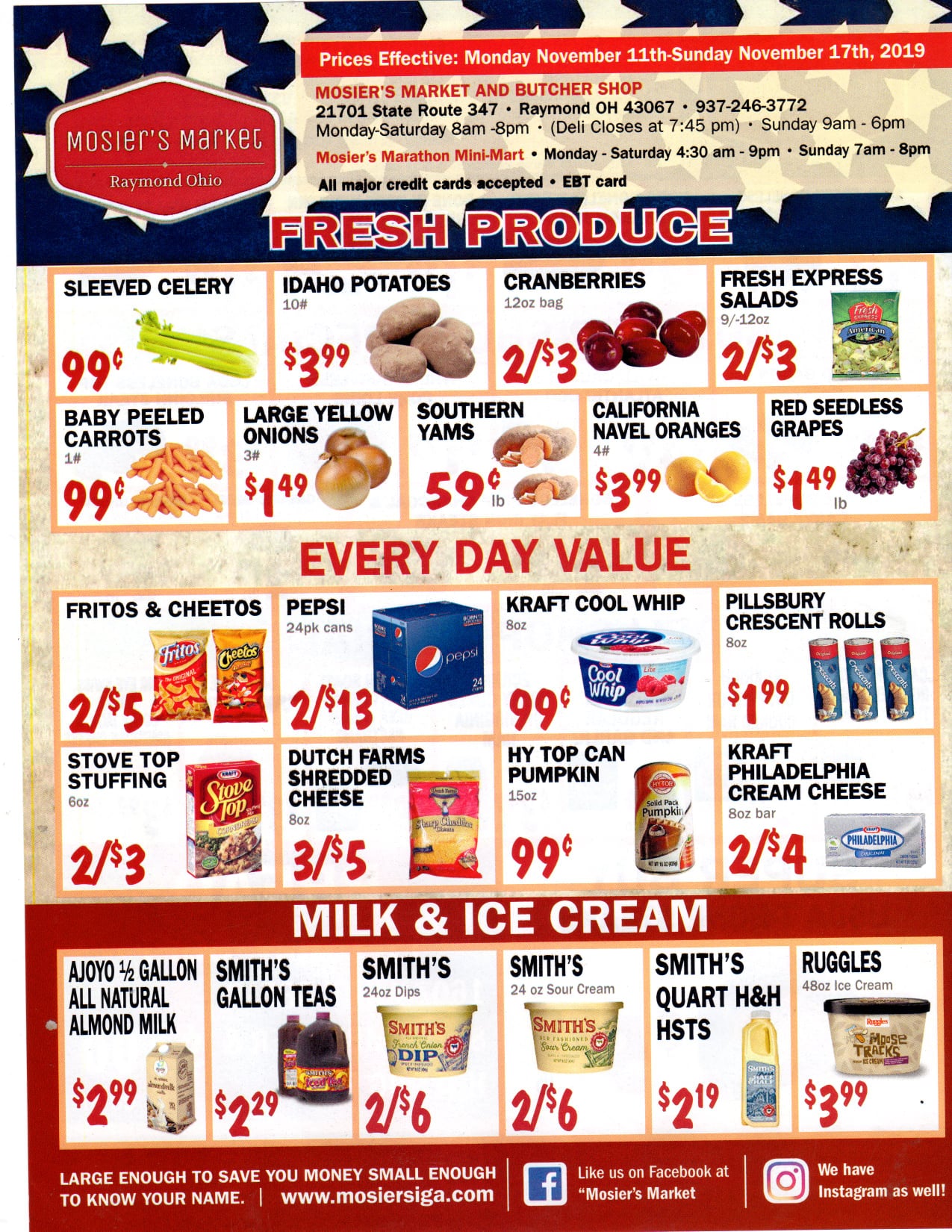 MOSIER'S MARKET - Raymond OH - Hours, Directions, Reviews - Loc8NearMe