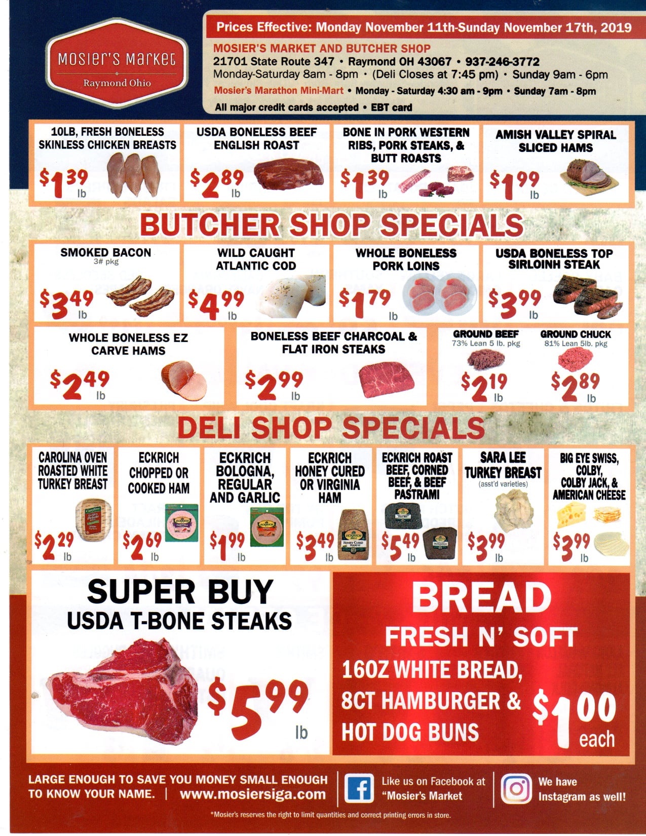 MOSIER'S MARKET - Raymond OH - Hours, Directions, Reviews - Loc8NearMe