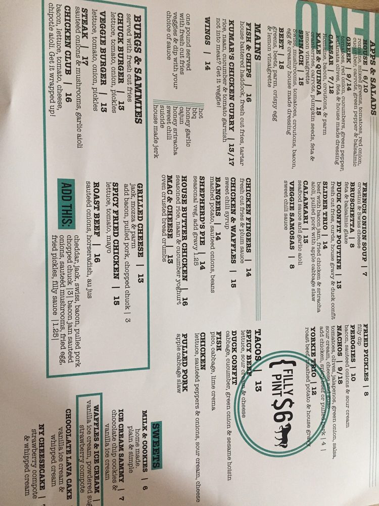 Filly & Co, Aurora - Menu, Reviews (148), Photos (48) - Restaurantji