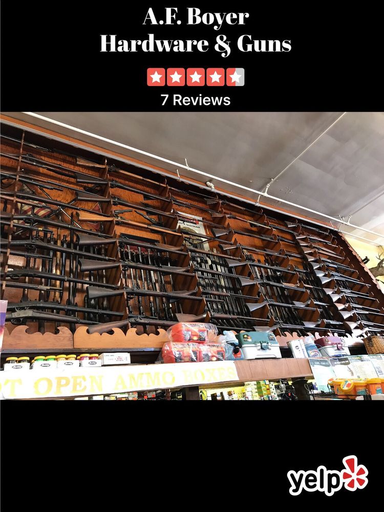A F BOYER HARDWARE & GUNS - Slatington PA - Hours, Directions, Reviews ...