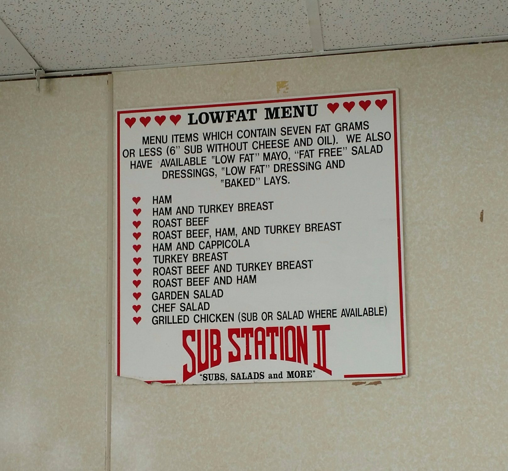 Sub Station II, Taylors - Menu, Reviews (194), Photos (52) - Restaurantji