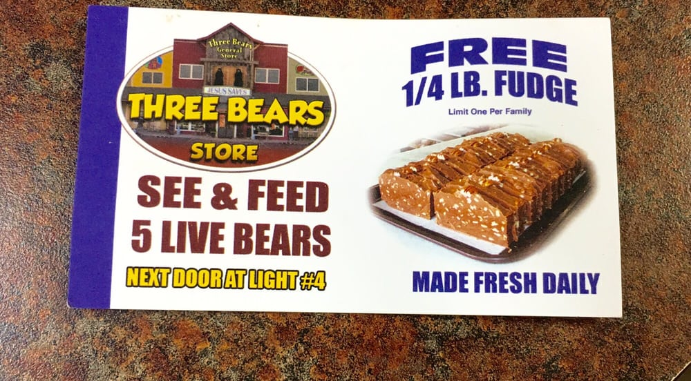THREE BEARS GENERAL STORE - Pigeon Forge TN - Hours, Directions ...