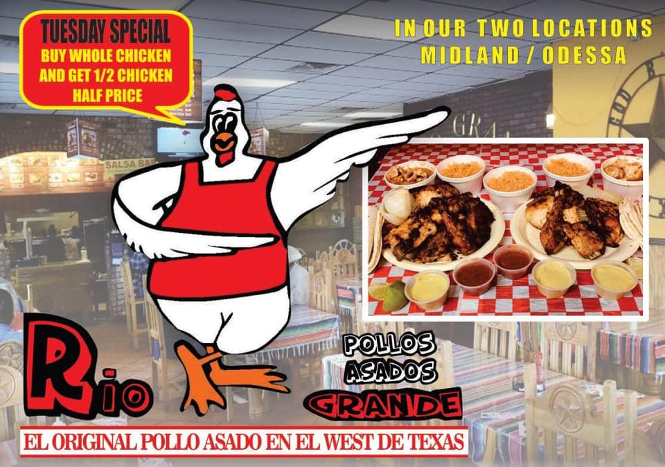 Midland, TX Restaurants Open for Takeout, Curbside Service and/or ...