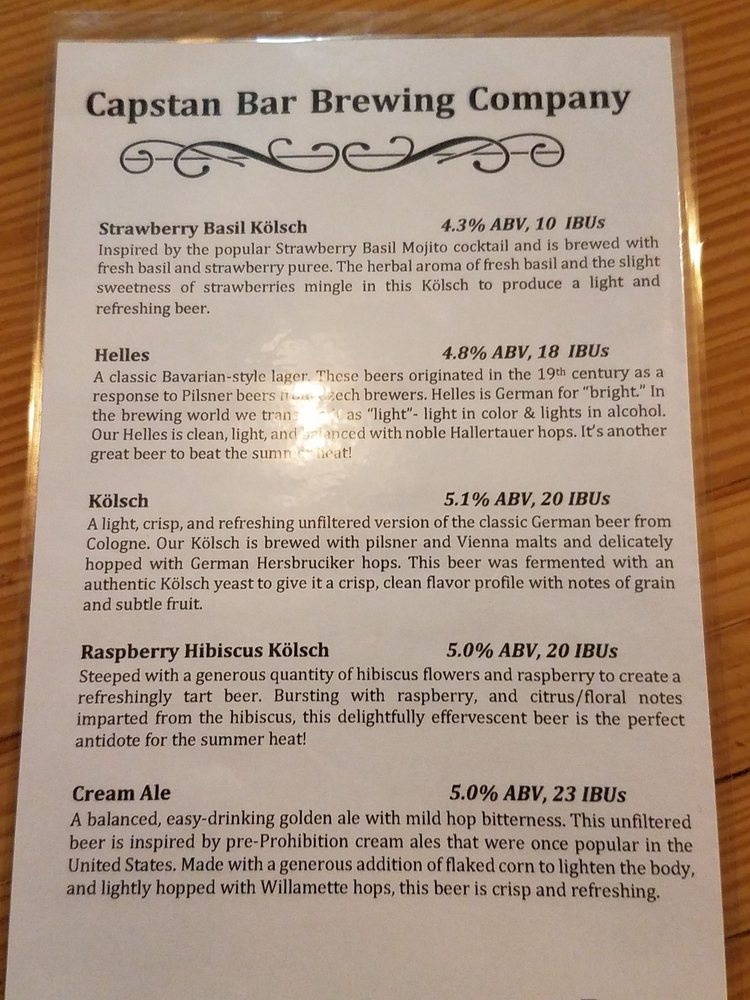 Capstan Bar Brewing Company, Hampton - Menu, Reviews (159), Photos (96 ...