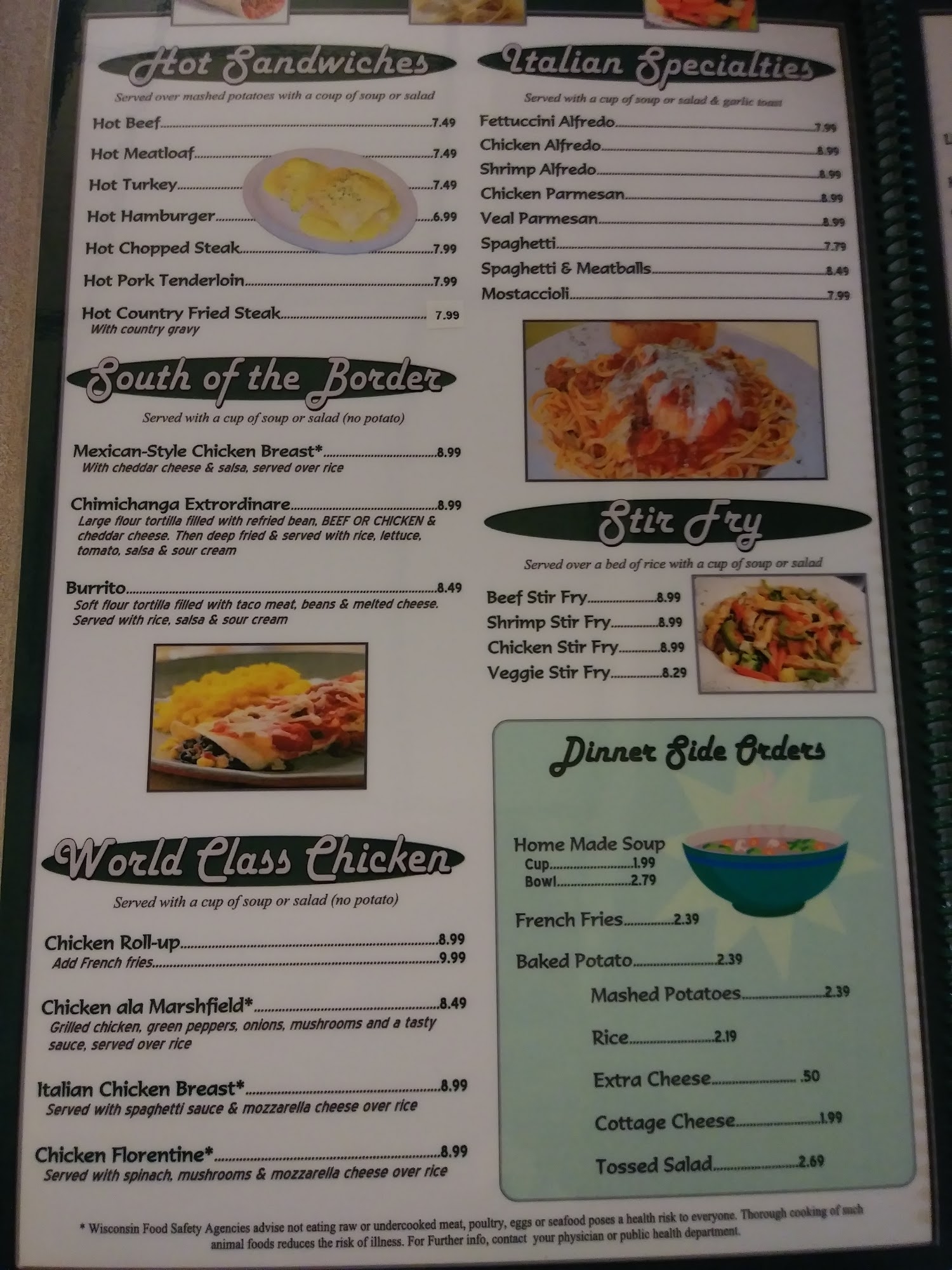 Marshfield Family Restaurant, Marshfield - Menu, Reviews (85), Photos ...